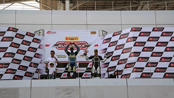 K Rajni wins Race Two in the opening round of the Pirelli Malaysia Superbike Championship-Auto ...