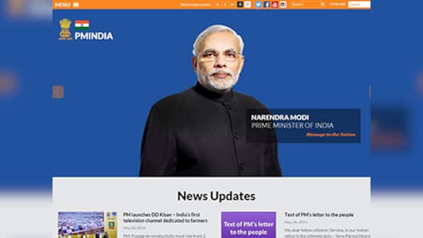 PMO website gets fresh look, now email PM Narendra Modi directly ...