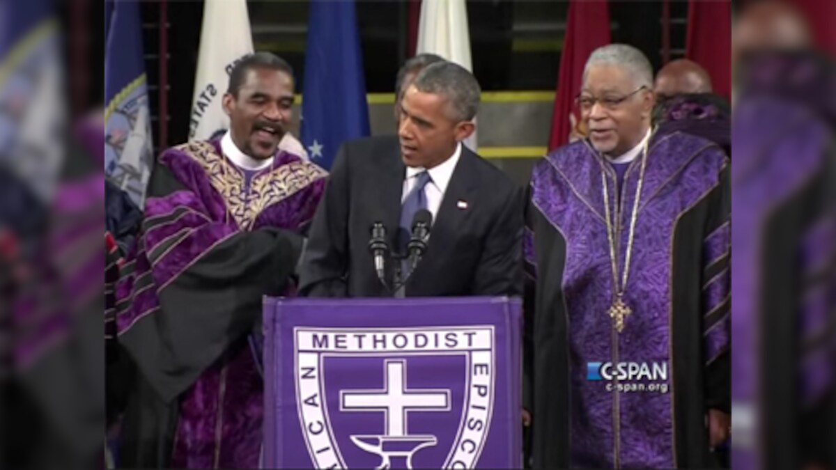 Watch Obama Sings Amazing Grace In Eulogy For Those Who Died In