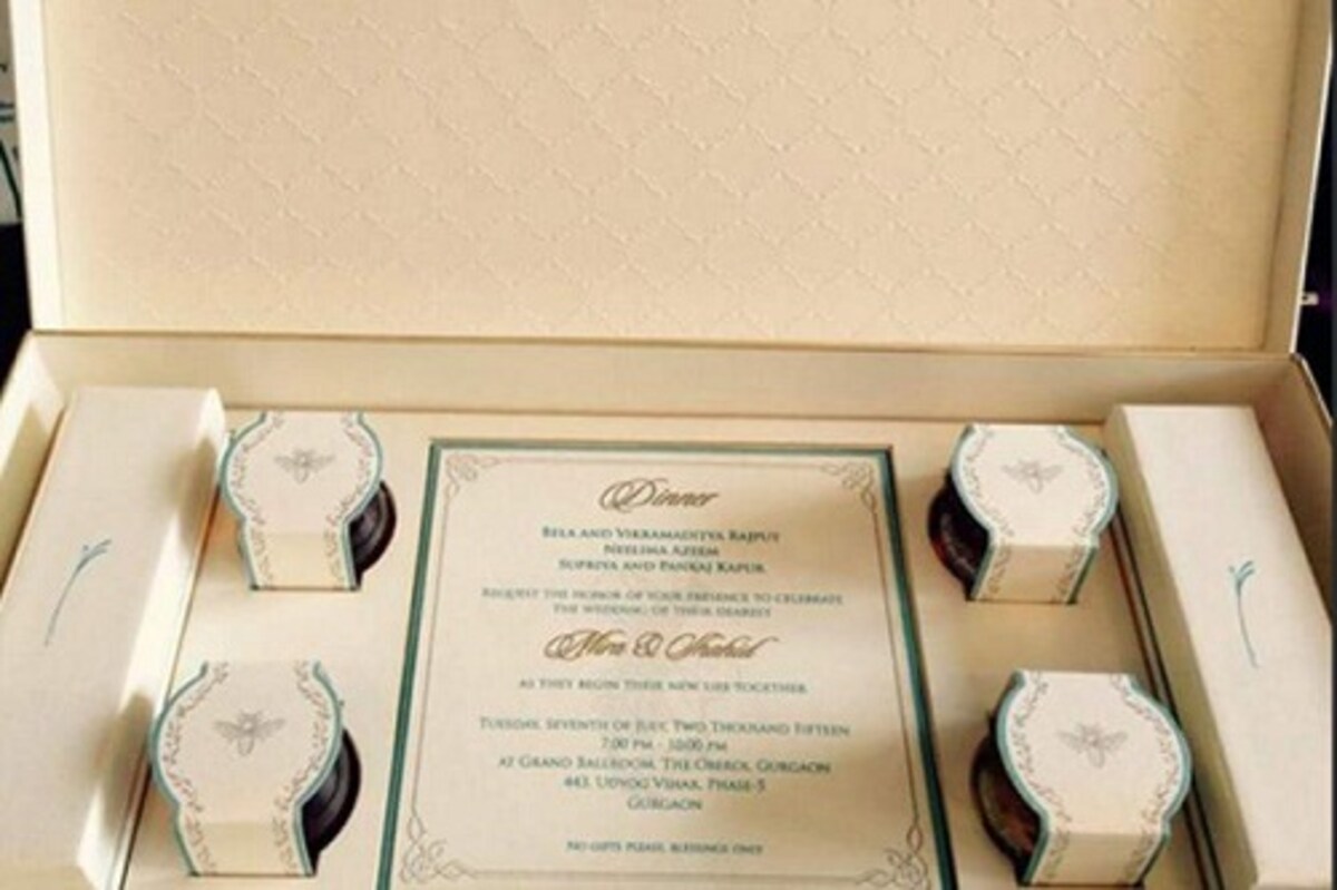 Aishwarya Rai Wedding Card