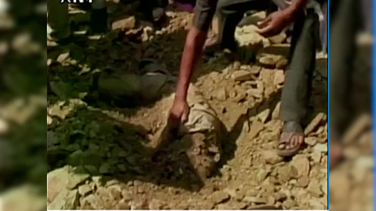 MP tragedy: Man falls into pothole in road, workers bury him alive ...