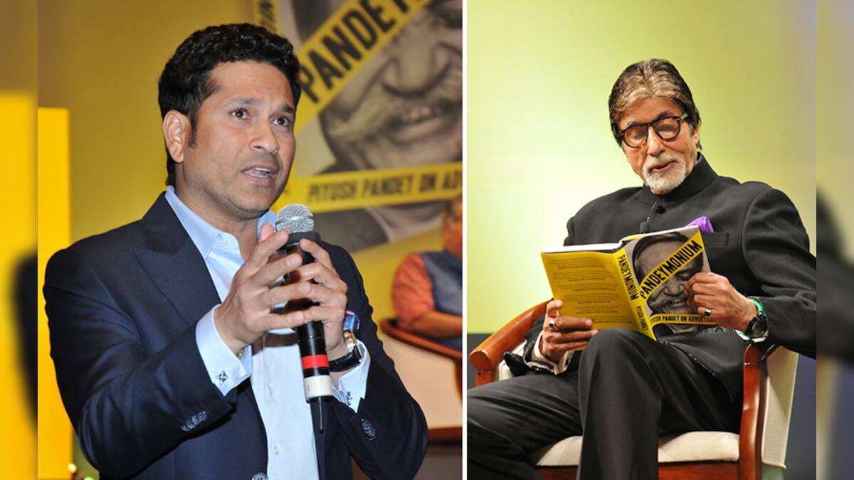 Amitabh Bachchan, Sachin Tendulkar launch Piyush Pandey's book ...