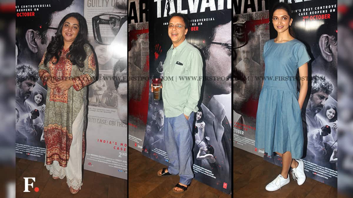 Vidhu Vinod Chopra, Deepika Padukone attend special screening of ...