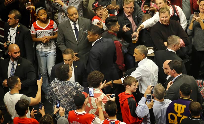Let’s go Bulls: Obama makes surprise visit, interacts with fans at ...