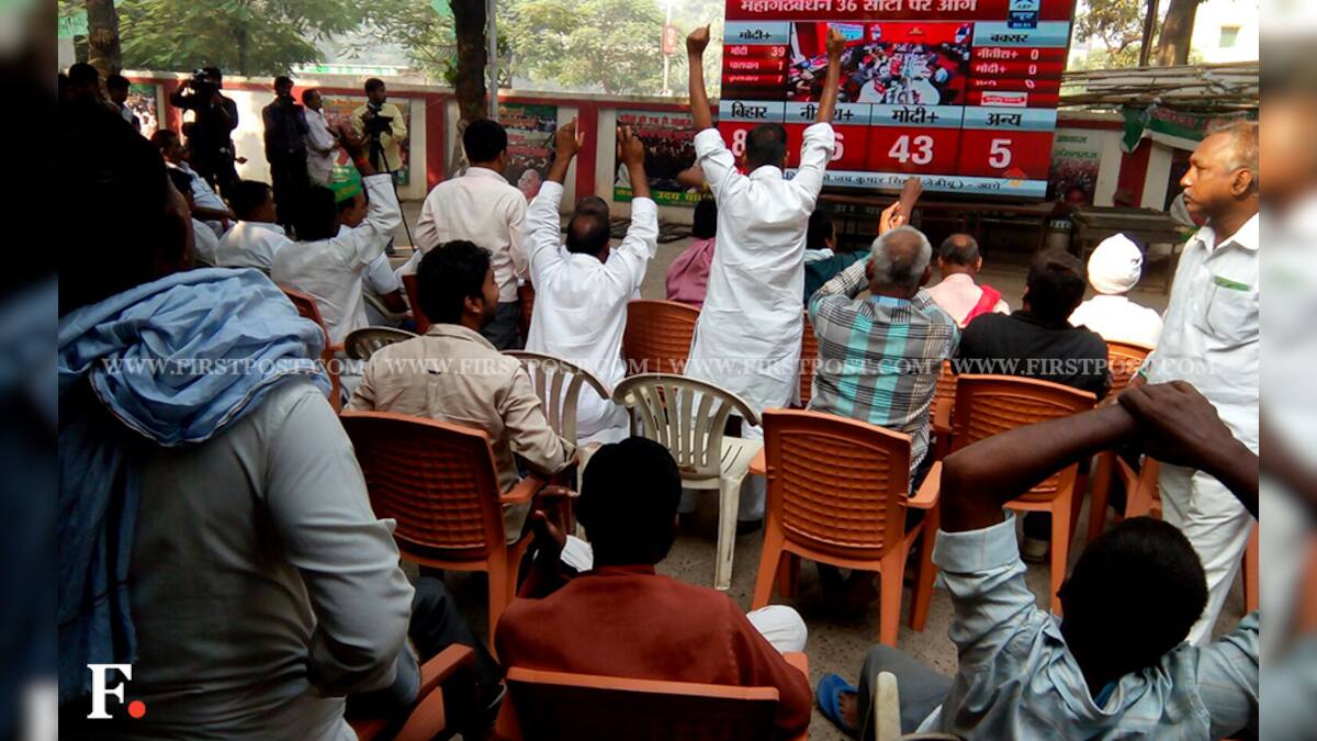RJD workers rejoice as the party is set to return to power in Bihar ...