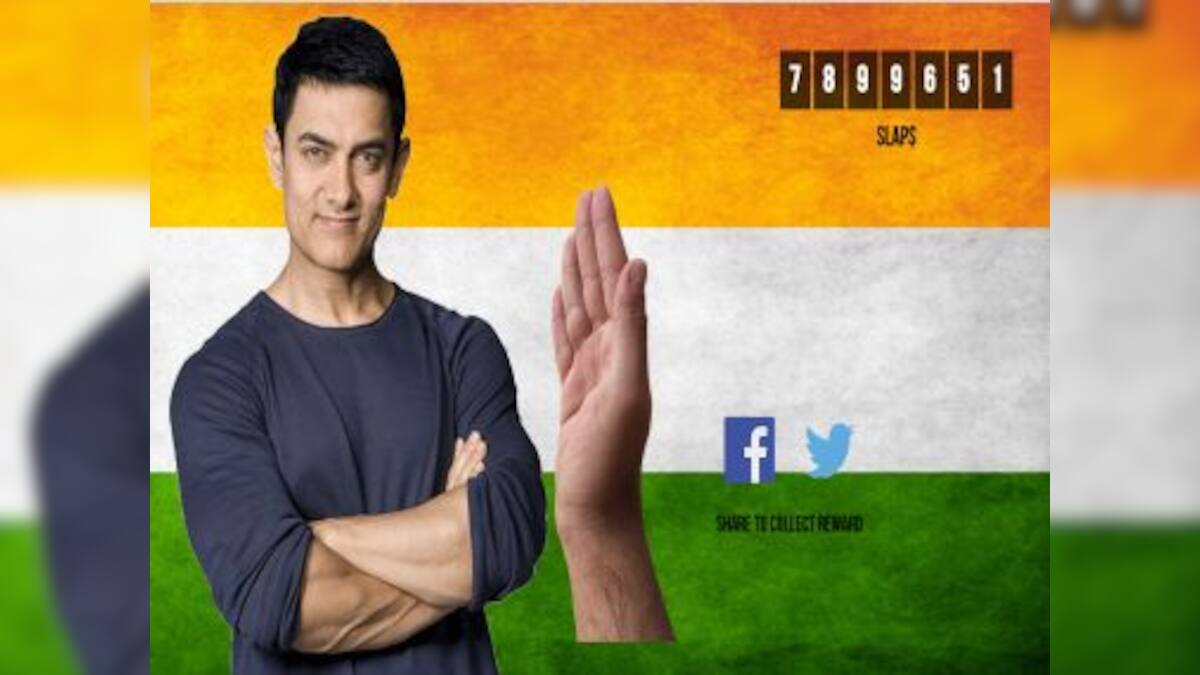 Happy Slapsgiving: Website lets you ‘Slap Aamir’ and earn 1 lakh ...