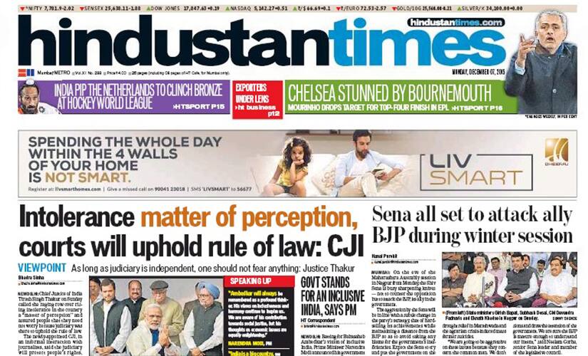 Intolerance debate: What Chief Justice Thakur said, and how the media ...