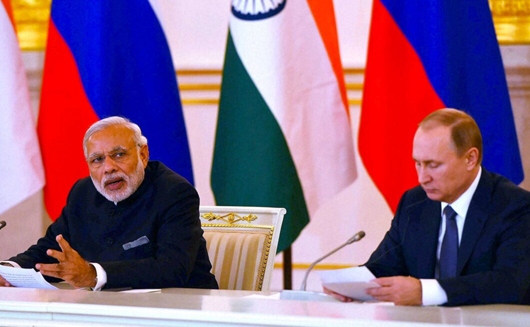 PM Modi meets Putin, talks business in Moscow