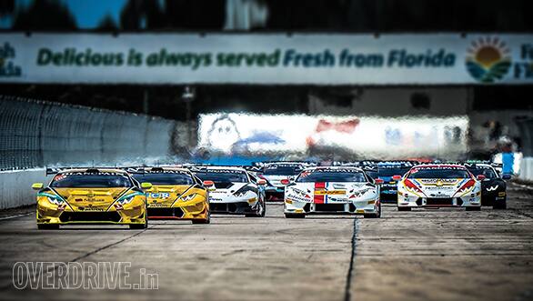Following team Dilango Racing at the 2015 Lamborghini Super Trofeo ...
