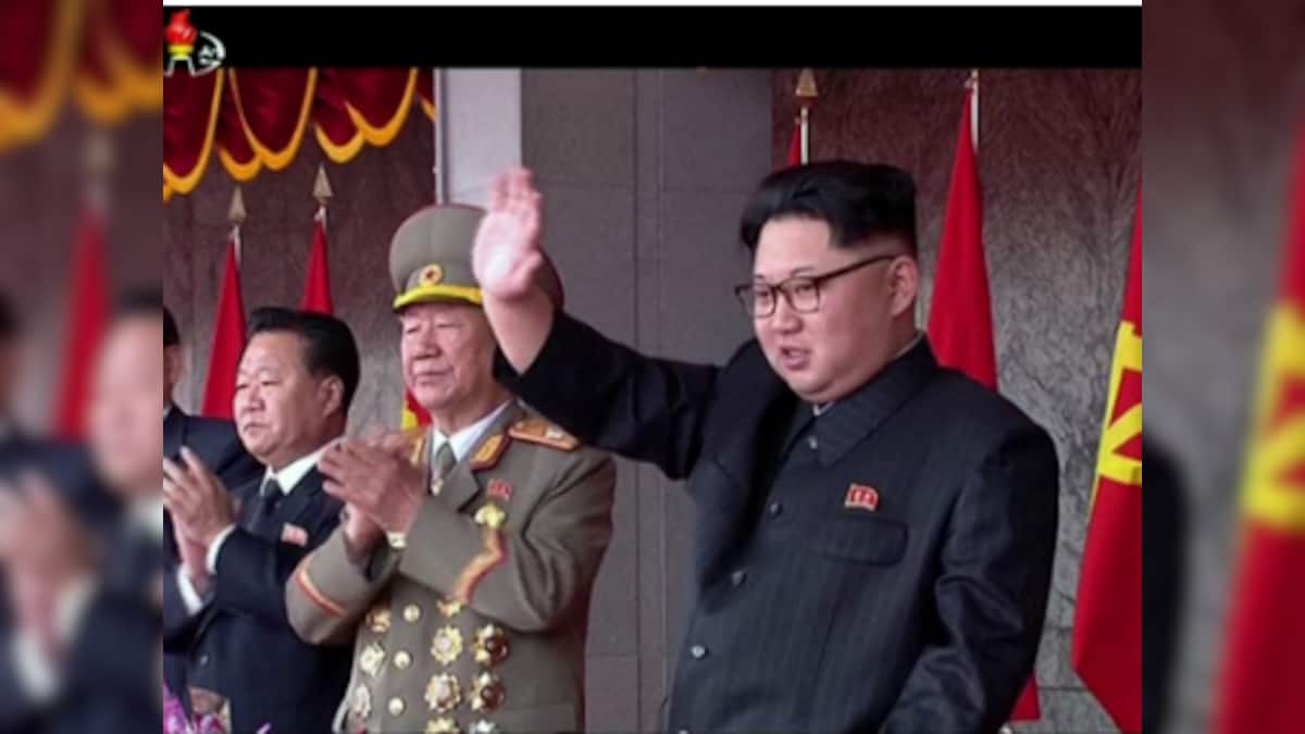 'Chairman Kim' presides over mass parade in Pyongyang to celebrate ...