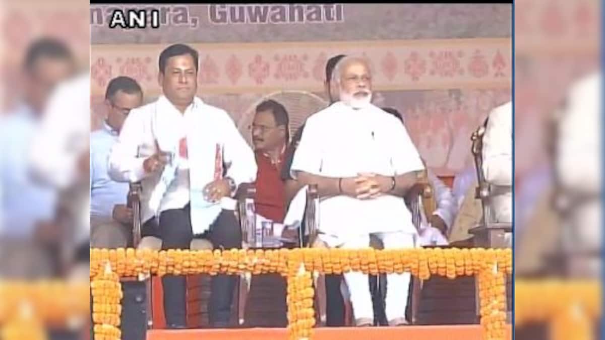 Sarbananda Sonowal sworn-in as Assam chief minister in grand ceremony ...