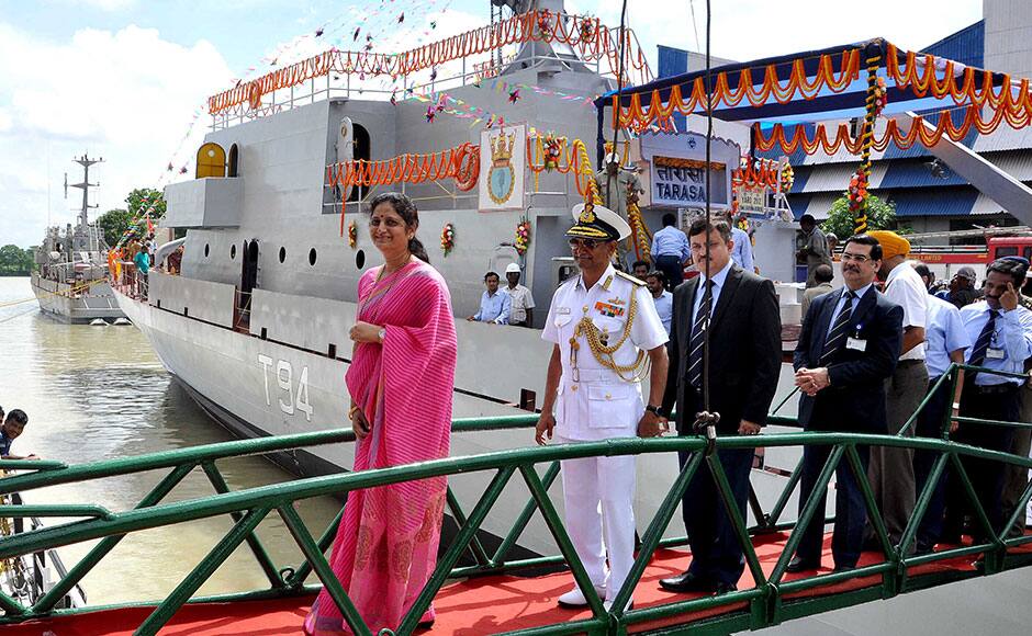 Indian Navy launches water jet fast attack crafts, calls it INS Tarasa ...