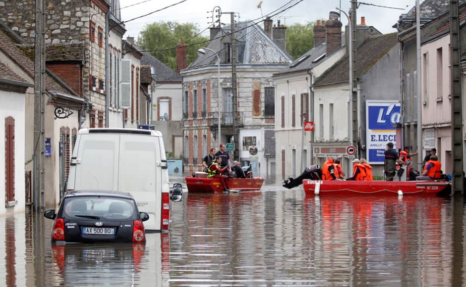 Torrential rain causes floods in France and Germany-World News , Firstpost