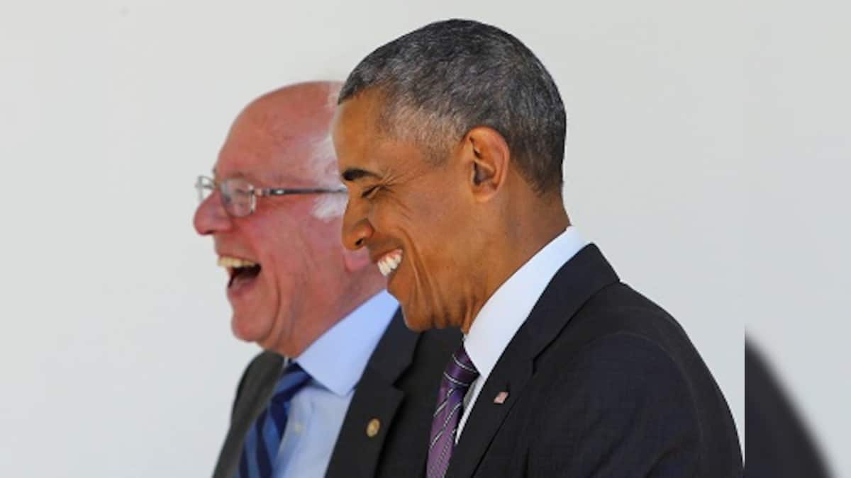 Bernie Sanders meets Barack Obama at White House for Democrat unity ...