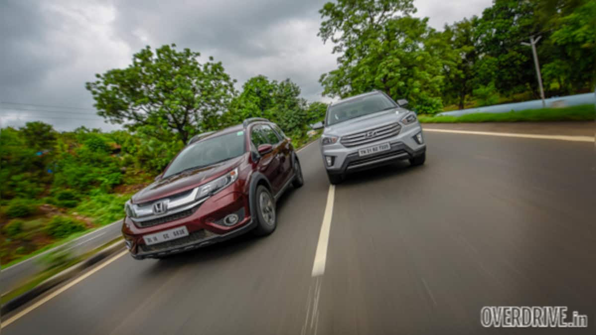 Comparo: Honda BR-V Petrol CVT vs Hyundai Creta Petrol AT – Firstpost
