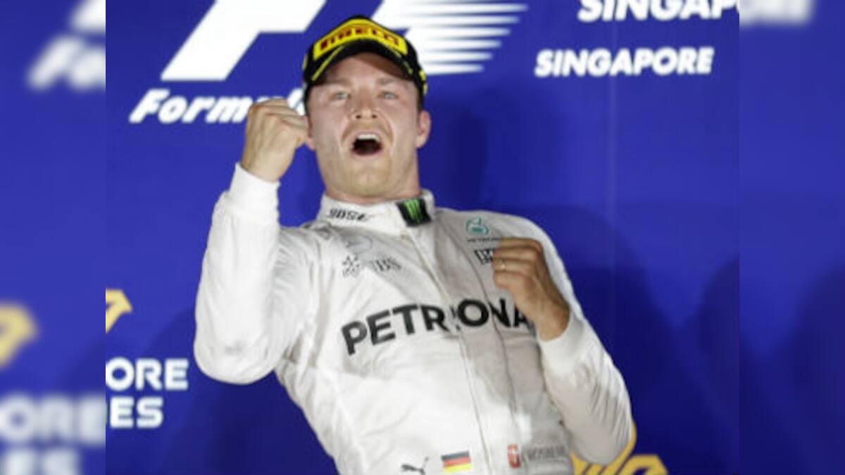 Singapore GP: Nico Rosberg clinches win to move ahead of Lewis Hamilton ...