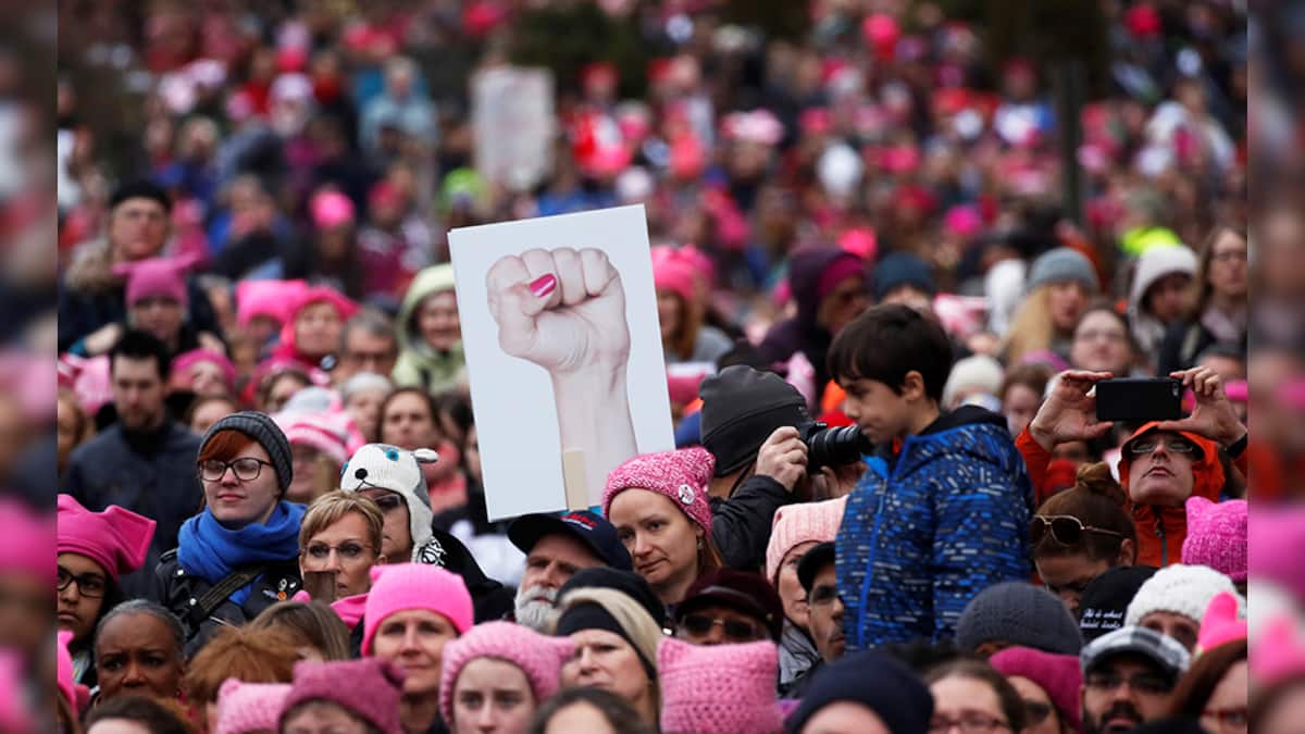 Women protest across the globe against US president Donald Trump ...