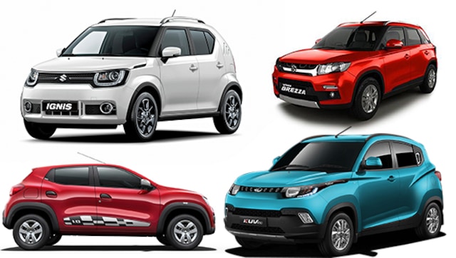 Spec comparison: Maruti Suzuki Ignis vs Mahindra KUV100 vs Renault Kwid ...