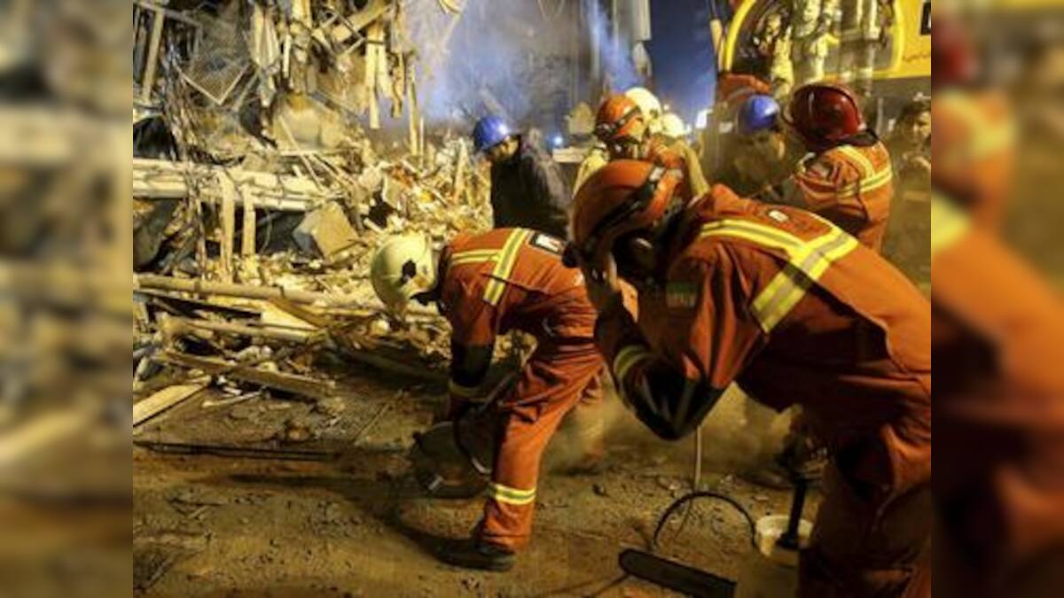 Tehran building fire: Hopes fading for trapped Iran firefighters ...
