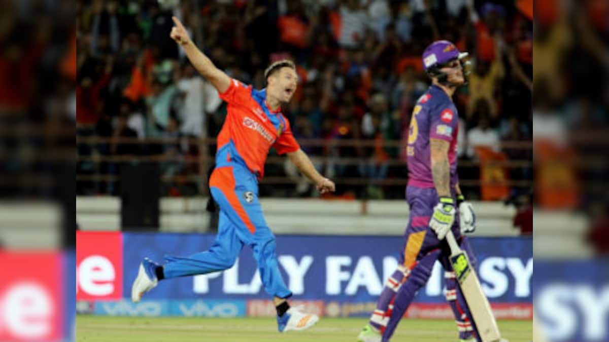 IPL 2017: Andrew Tye's hat-trick helps Gujarat Lions open account with ...