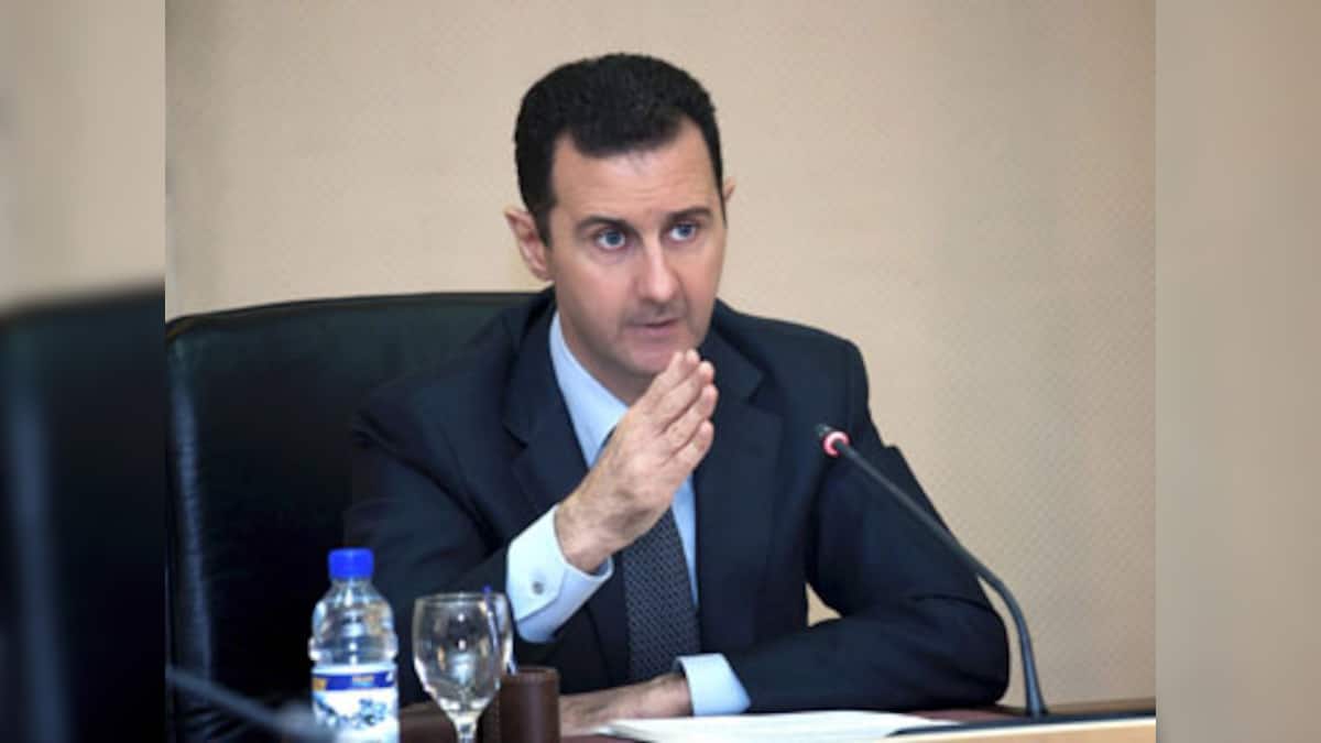 Syria conflict: Bashar al-Assad leads Eid prayers outside Damascus in ...