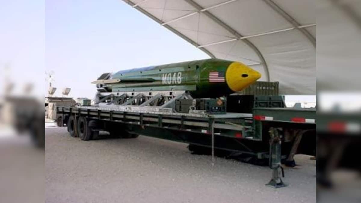 Afghanistan: US drops largest non-nuke, dubbed 'mother of all bombs ...