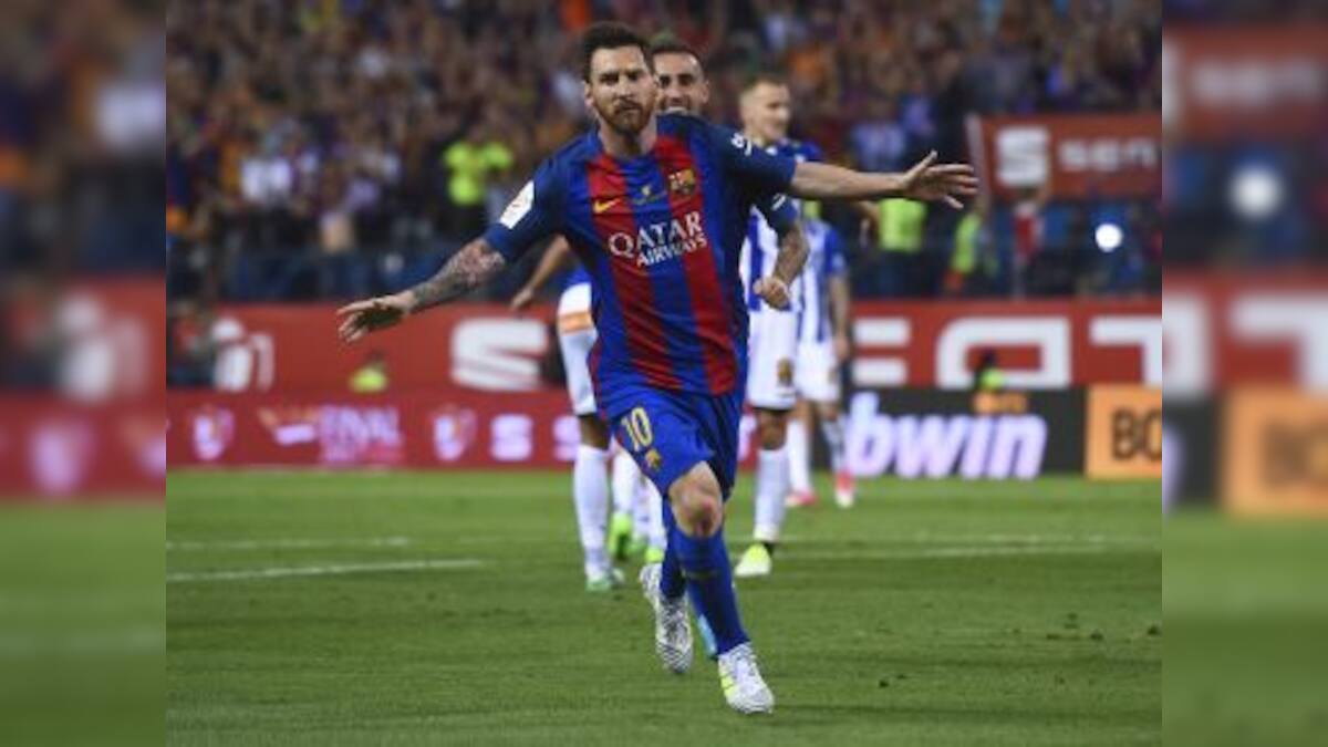 Copa del Rey final: Lionel Messi inspires Barcelona to third straight ...