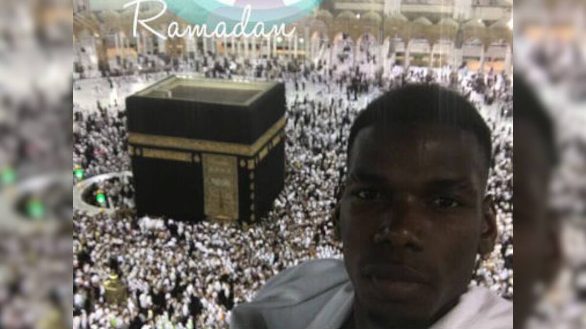 Manchester United's Paul Pogba sends Ramadan greetings from Mecca days ...