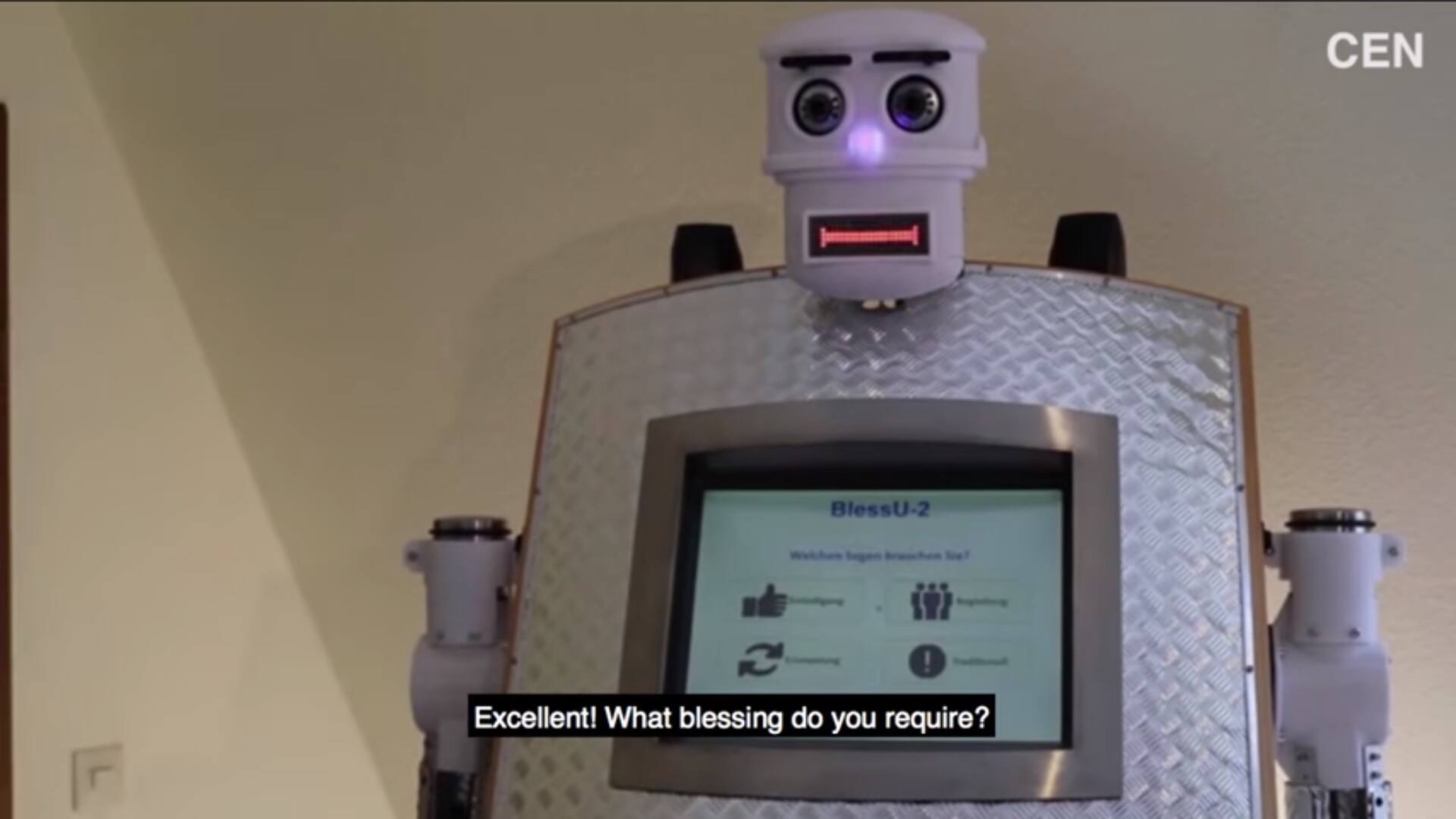 Meet BlessU-2: Unveiled to mark 500 years of Reformation, this robot ...