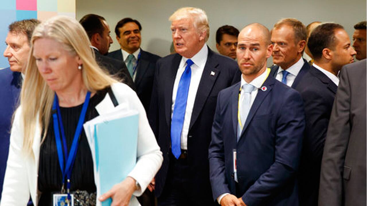 Donald Trump's maiden foreign trip: US President meets European Union ...