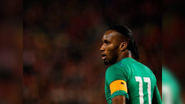 Ivory Coast's Didier Drogba scores a crucial goal in his debut for USL ...