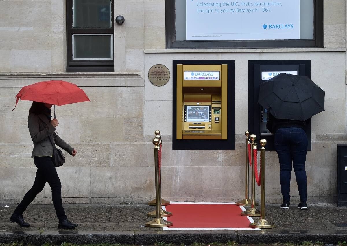ATM celebrates 50th birthday, first-ever cash machine goes golden to ...