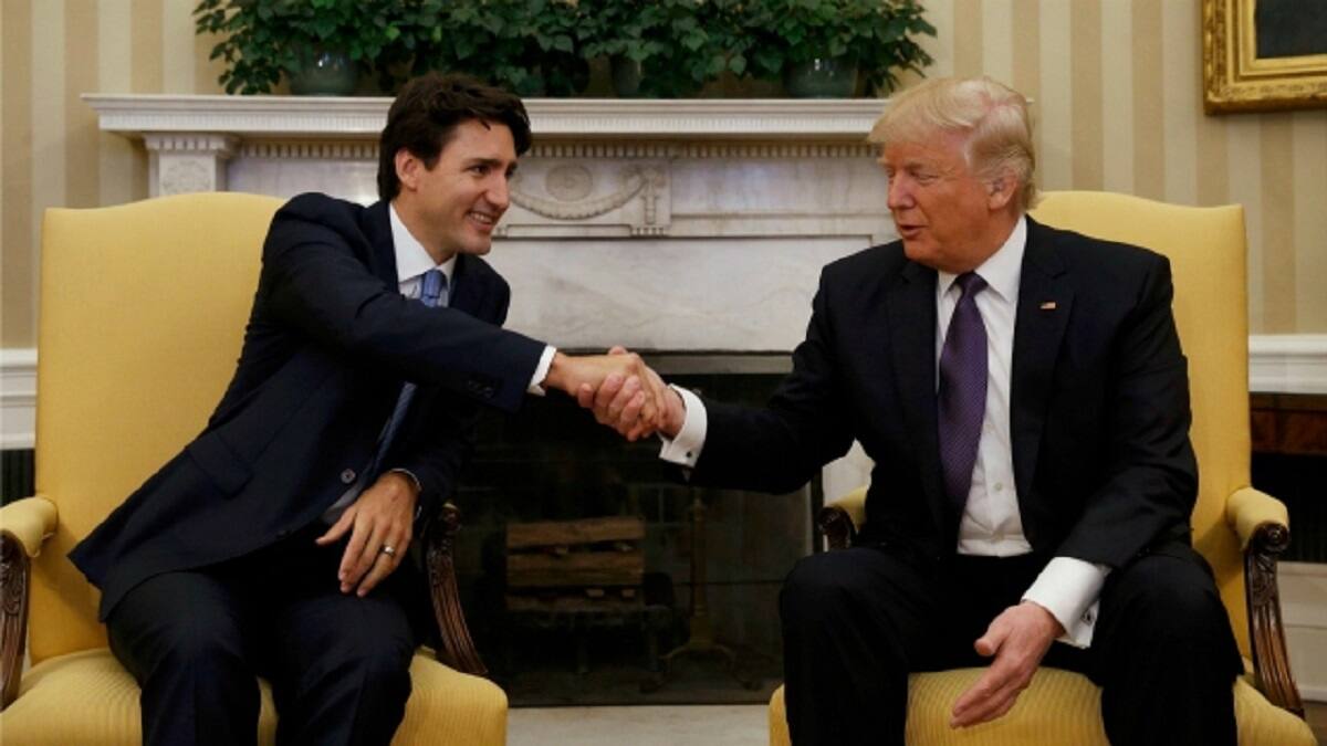 Donald Trump lauds Justine Trudeau for increasing Canada's military ...