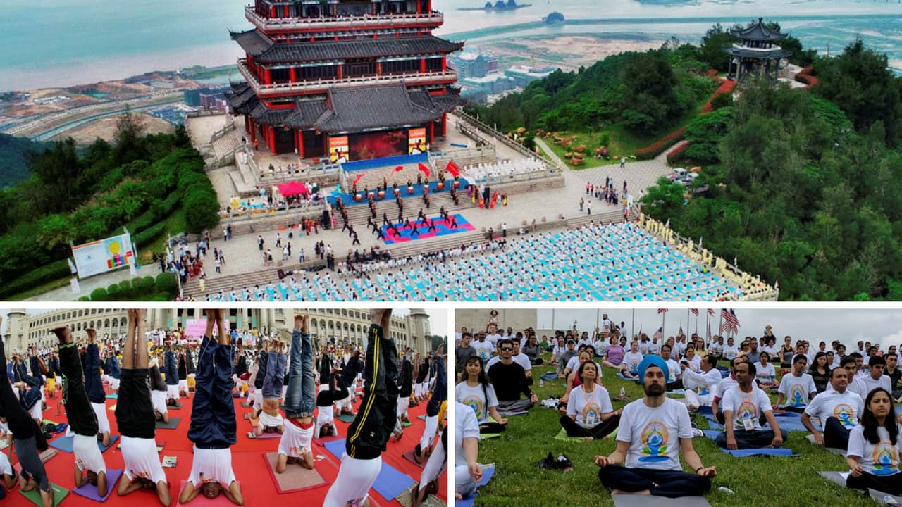 International Yoga Day 2017: Enthusiasts all around the world celebrate ...