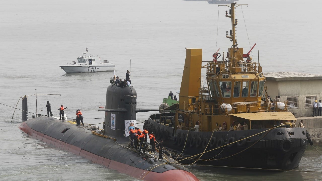 Second Scorpene-class submarine ready for sea trials, first one to be ...