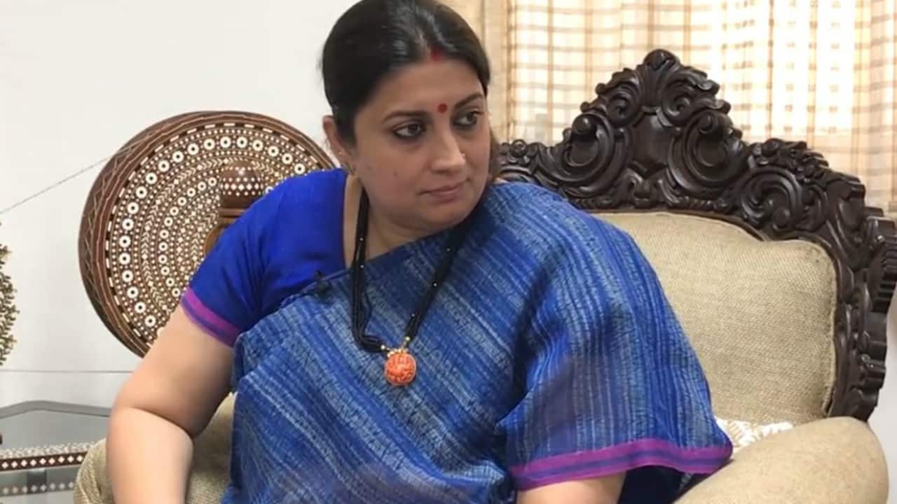 Smriti Irani meets Kerala literary figure MK Sanoo as part of BJP's ...