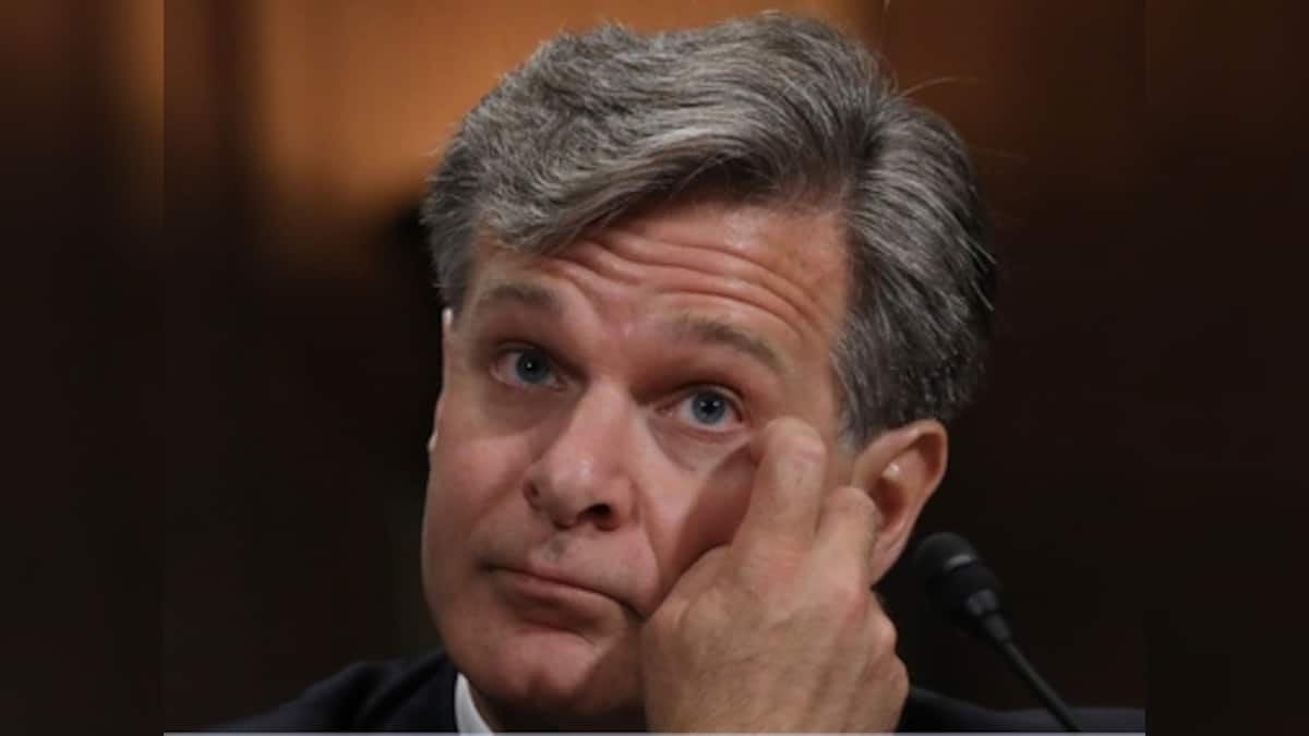 Christopher Wray sworn in as new FBI director by Attorney-General Jeff ...