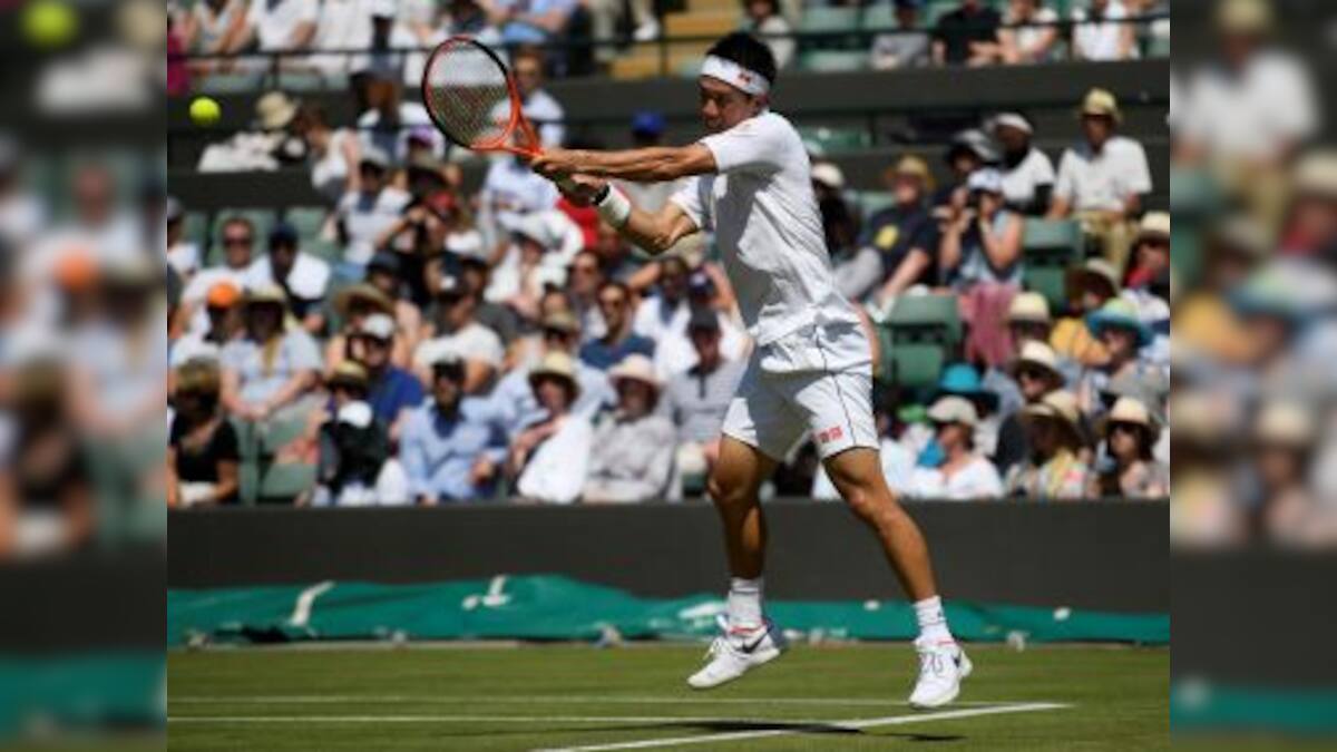 Wimbledon 2017: Kei Nishikori defeats Sergiy Stakhovsky in tough ...