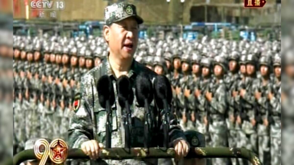 Xi Jinping inspects Chinese troops during PLA's 90th anniversary parade ...