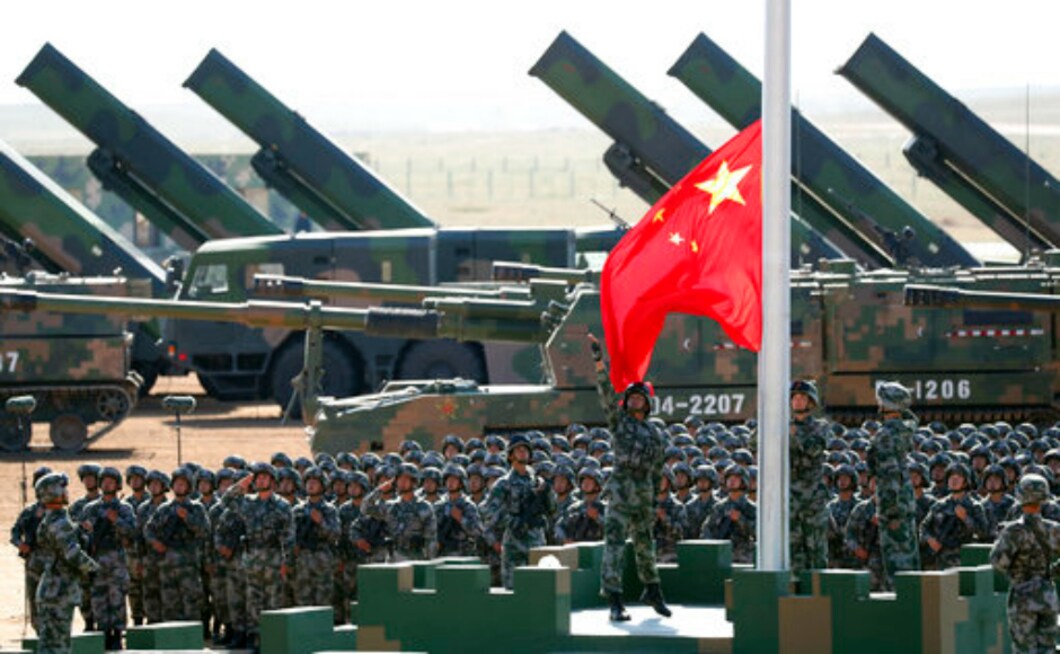 Xi Jinping inspects Chinese troops during PLA's 90th anniversary parade