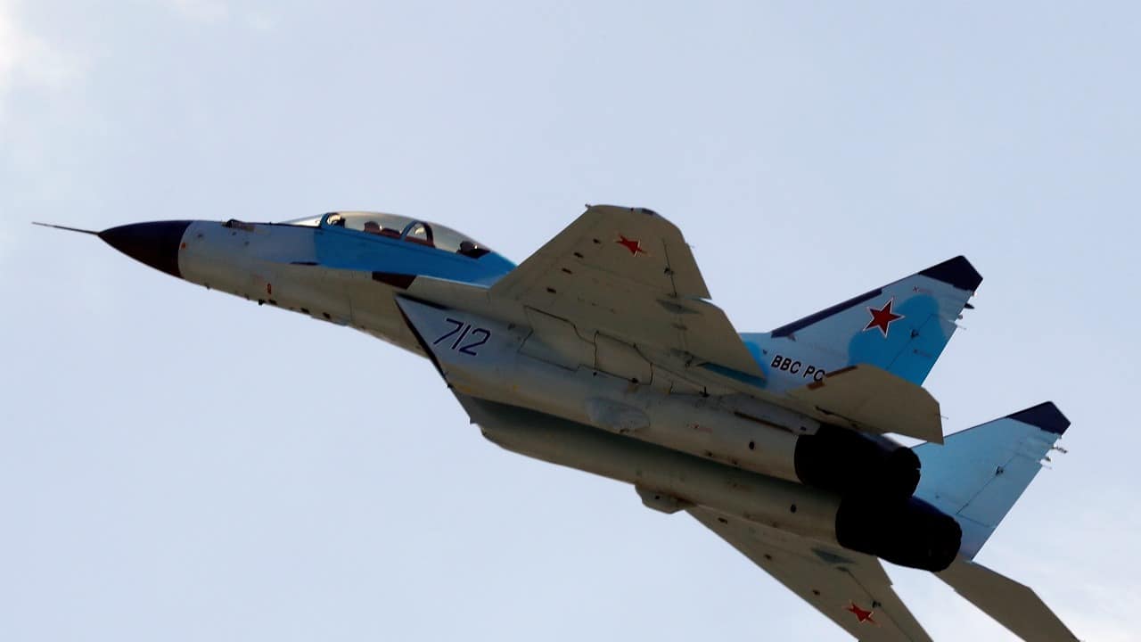 MiG-35 flown in public for first time; pilot Mikhail Belyaev says new ...