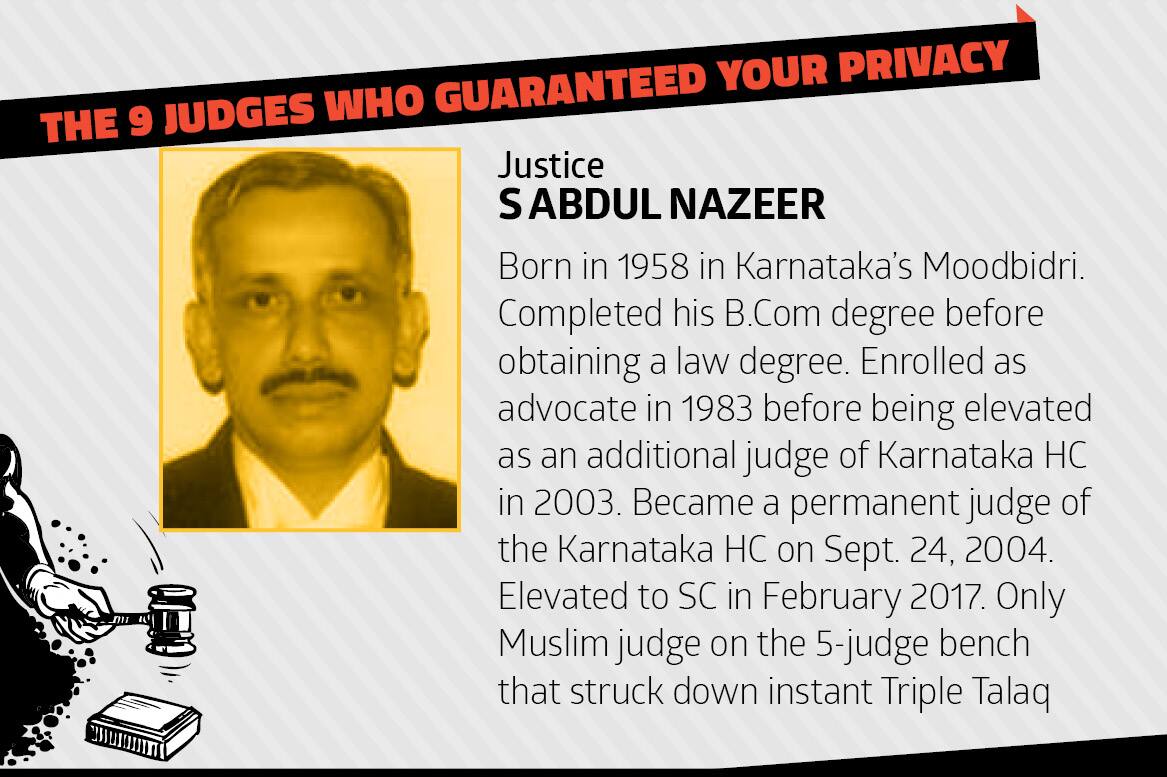 Privacy is your fundamental right, says Supreme Court: Meet the nine ...