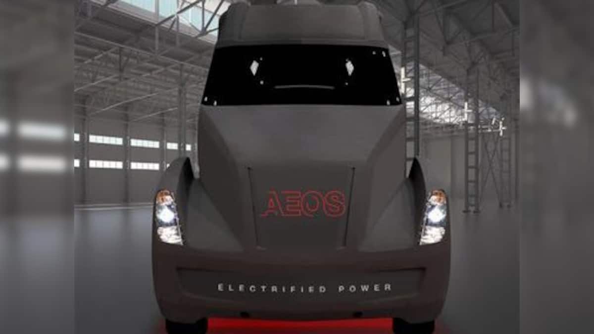 Engine manufacturer Cummins unveils a concept electric semi truck ...
