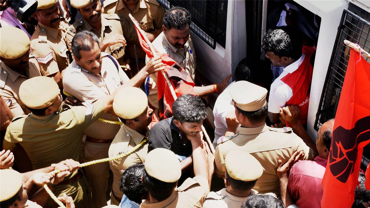 Political parties, pro-Tamil outfits protest over Anitha's suicide ...