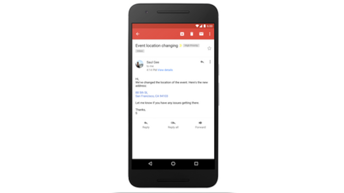 Google updates Gmail app to bring shareable links of addresses and ...