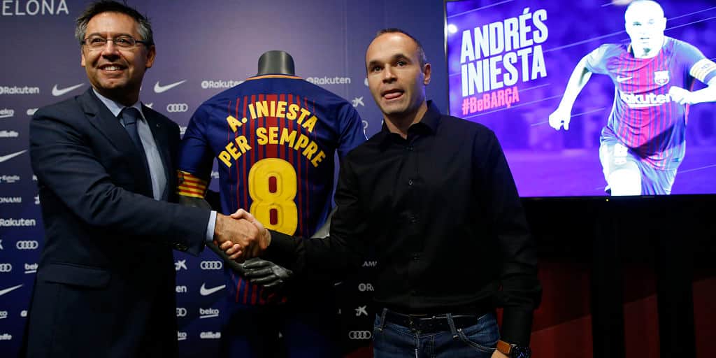 La Liga: Barcelona tie down captain Andres Iniesta with club after ...