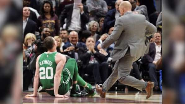 NBA: Gordon Hayward suffers horrifying leg injury in debut for Boston ...