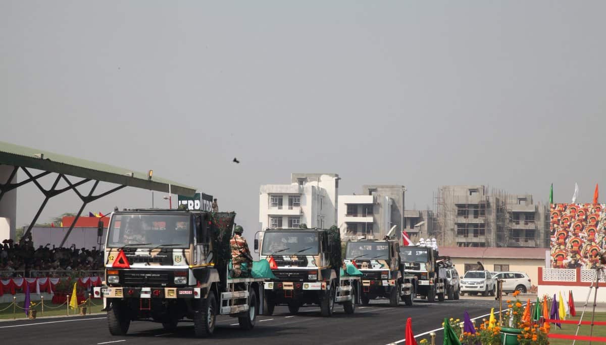 ITBP showcases mechanised column of power vehicles, machines aimed at ...