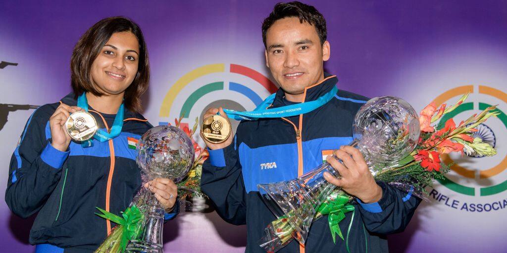 ISSF World Cup Final 2017: Jitu Rai and Heena Sidhu hand India first ...