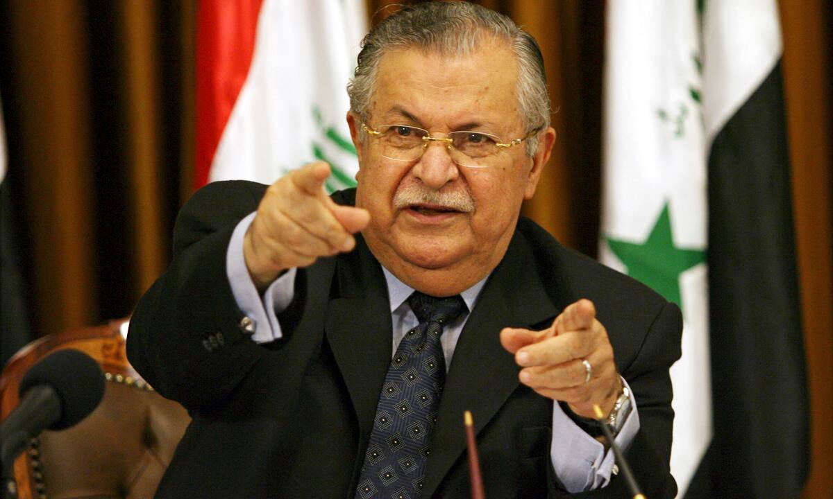Jalal Talabani, Kurdish leader who became Iraq's first post-war ...